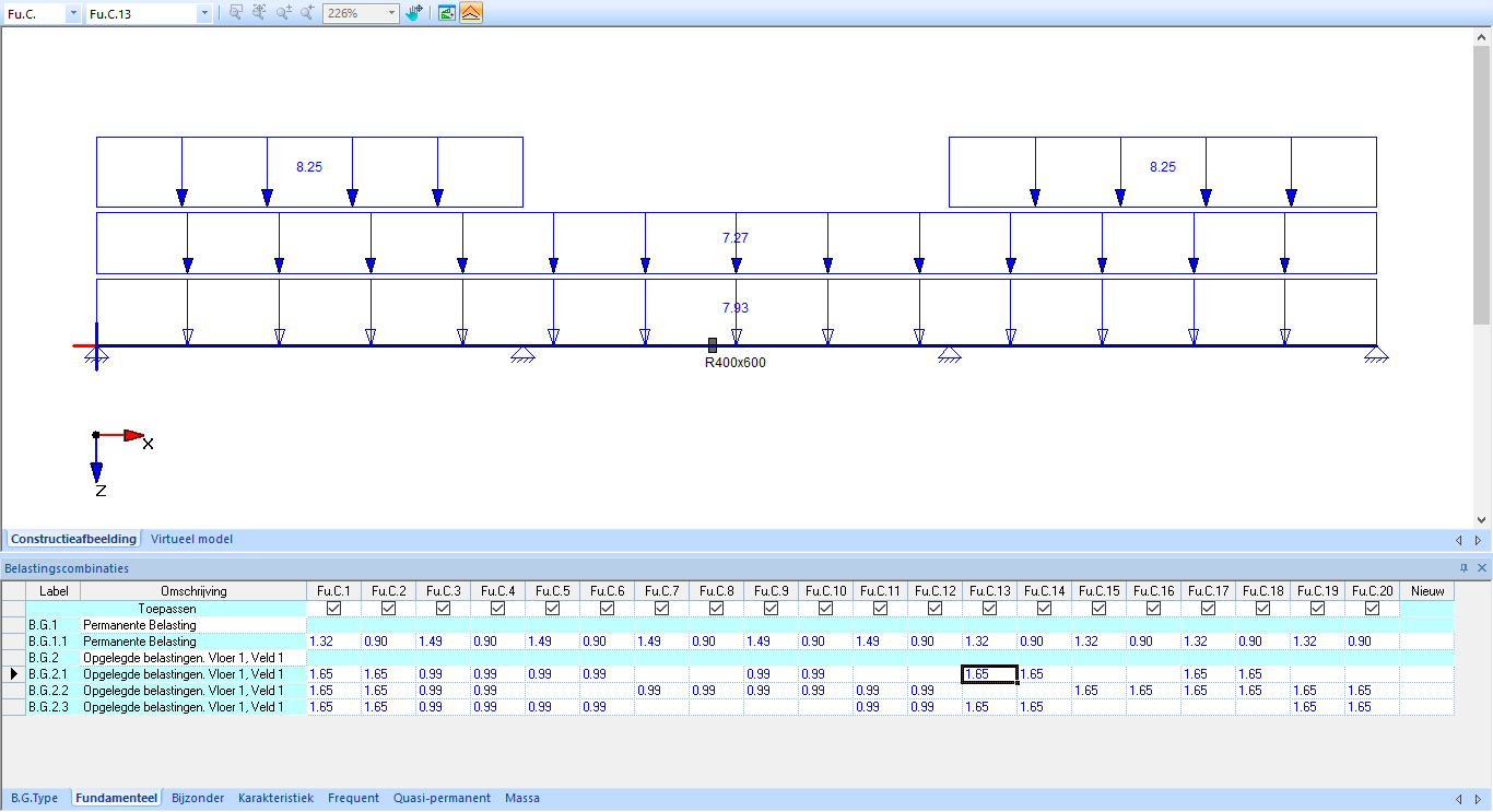 Belastingscombinaties | Matrix Knowledge Base